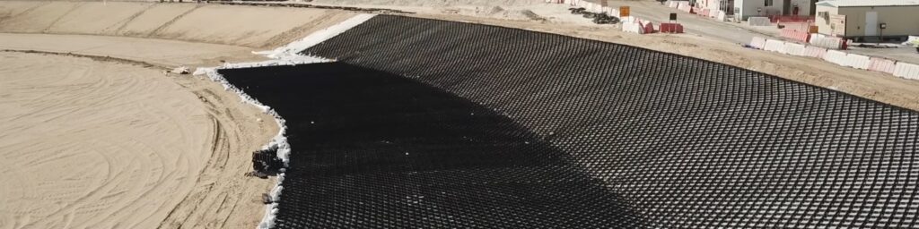 Efficient Pond Lining with StrataWeb® in Riyadh City North