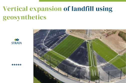 Vertical expansion of landfill and role of geosynthetics in expansion